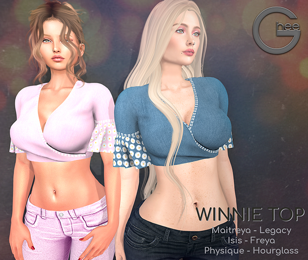 Second Life Marketplace - Ghee - Winnie top pink - BAG (add)